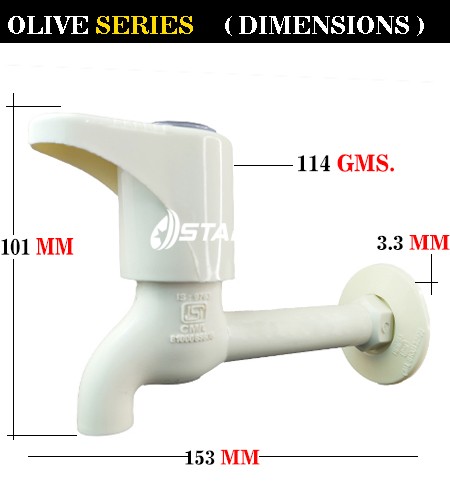 PTMT LONG BODY OLIVE | PTMT Taps Manufacturer in India